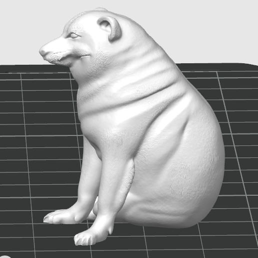 🐕 Figura mini de Cheems.・Archivo 3MF Gratis para Impresión 3D・Cults
