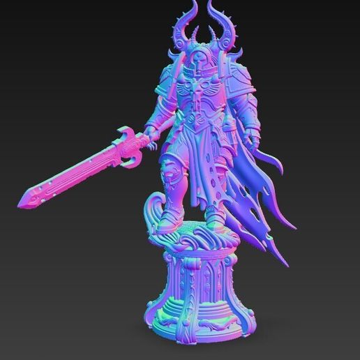 👾 Knight of Destruction・ STL File for 3D printing・Cults