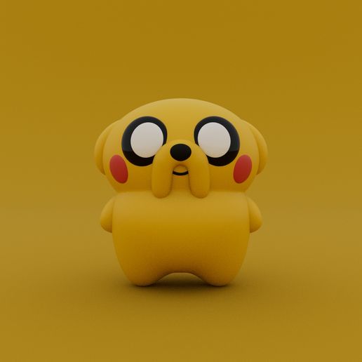 Archivo 3D gratis Jake El Perro - Hora de Aventuras 🐕 ・Plan de la ...