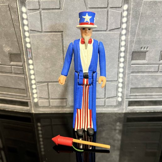 ⭐ STAR WARS VINTAGE UNCLE SAM 4TH OF JULY, UNCLE OBI-WAN KENOBI ACTION ...