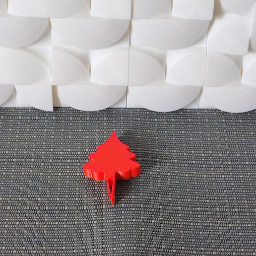 3D print glass christmas tree marker・Cults