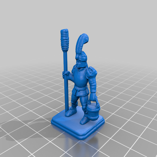 🔫 Battle masters - cannon crew - imperial army・Free STL File for ・Cults