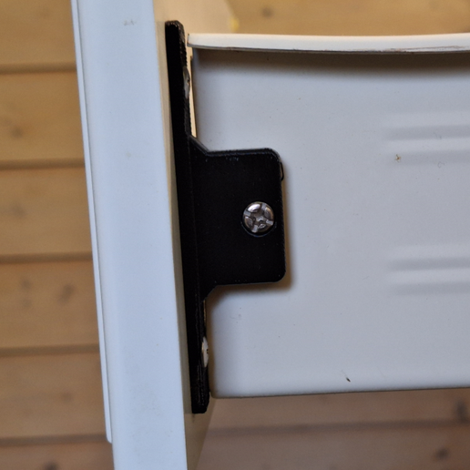 Free STL file Indaux drawer front fastener 🔪 ・3D print object to ...