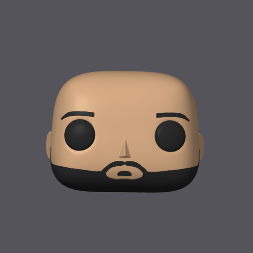 ♂️ Custom funko pop head male 1・ STL File for 3D printing・Cults