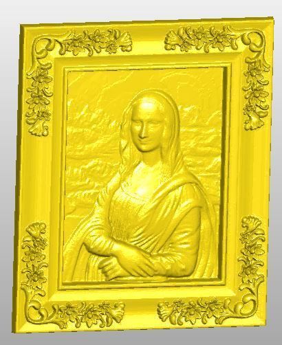 🎨 Mona Lisa・Free STL File for ・Cults