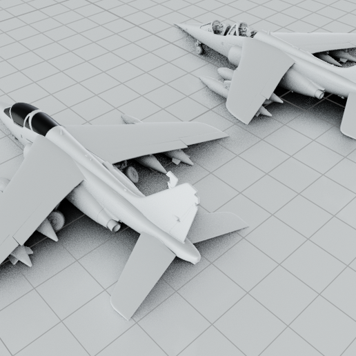 ️ Dassault Dornier Alpha Jet A attack Aircraft MODEL・ STL File for 3D ...