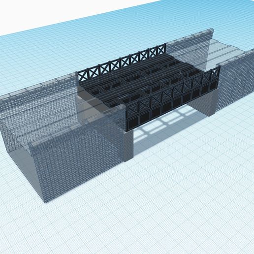 🌉 Double Viaduct N Gauge Steel Bridge・ STL File for 3D printing・Cults