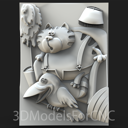 laser printer 3d animation