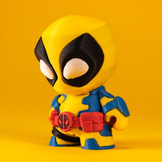 3D printer Munny Legend | Marvel Deadpool | Articulated Artoy Figurine ...