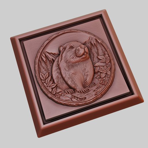 3D file Beaver Animal 3D Model for CNC Router Laser & 3D Printer 🦫 ・3D ...