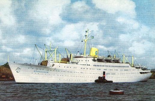🌊 ms stockholm 1940s swedish transatlantic ocean liner・Free OBJ File ...