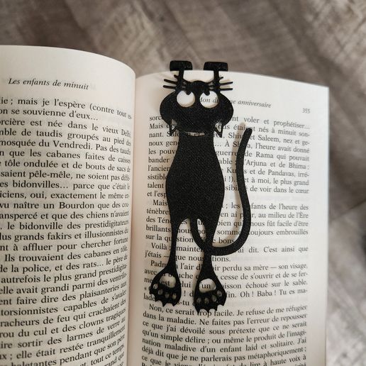 STL file cat bookmark 🐱 (3MF)・3D printing design to download・Cults
