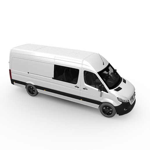 🆕 New Mercedes-Benz Sprinter Crew Van L3 H2 (2024)・ STL File for 3D ...