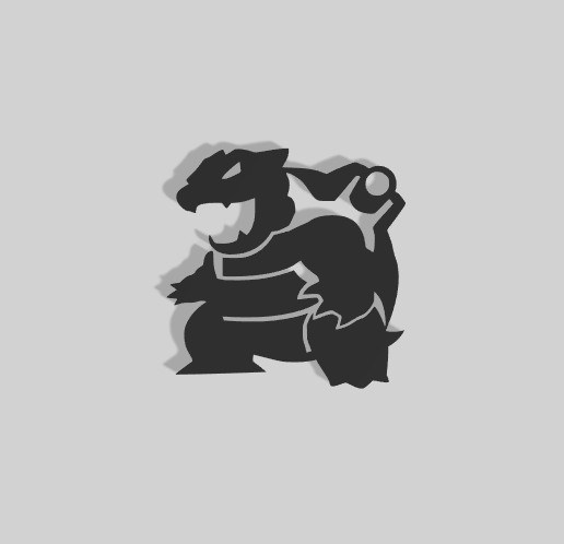 blastoise evolution silhouette