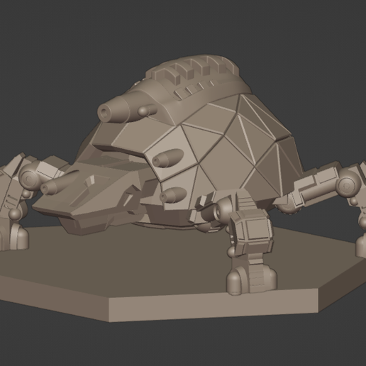 🐢 American Mecha, Fantastic Tortoise・ STL File for ・Cults