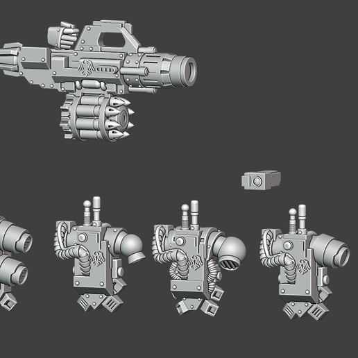🐦 RG Eclipse Missile Launchers・Free 3D File for 3D printing・Cults