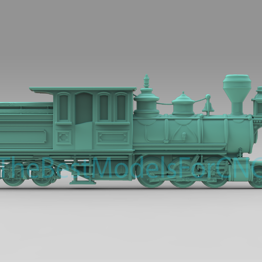 📁 3D Model STL File for CNC Router Laser & 3D Printer Steam Locomotive ...