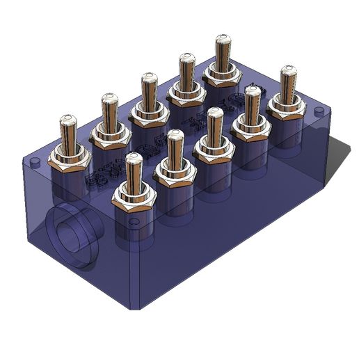 📦 Low rider 10 Switch Box Pre-Wired・ 3D File for 3D printing・Cults