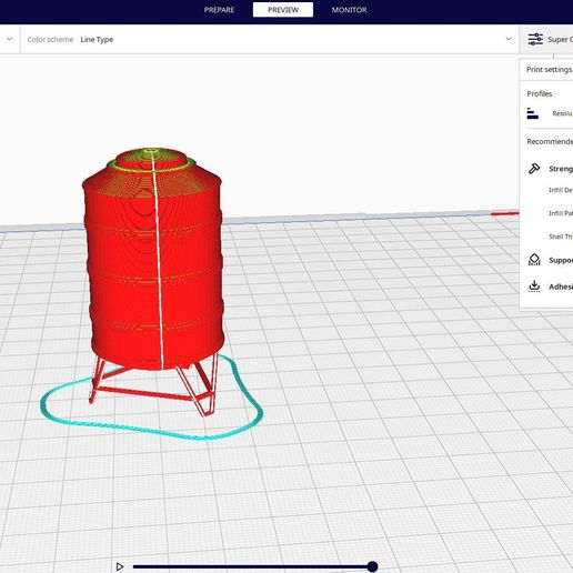 🚰 rooftop water tank・ STL File for 3D printing・Cults