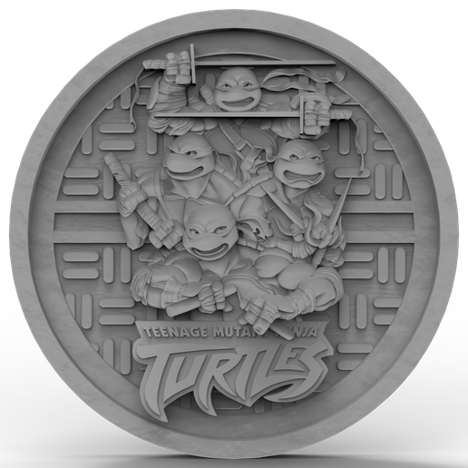 📁 3D Model STL File for CNC Router/Laser & 3D Printer Ninja Turtles・Free 3D File for 3D printing ...