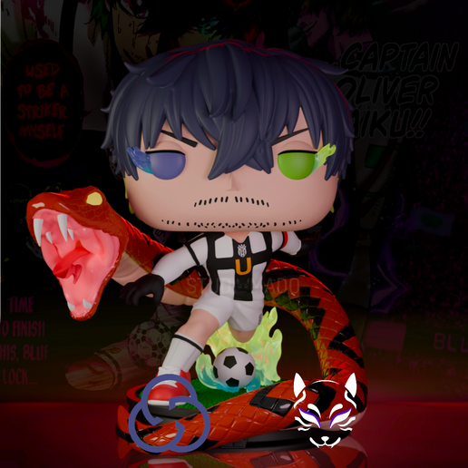 🐉 Aiku Funko・ STL File for 3D printing・Cults