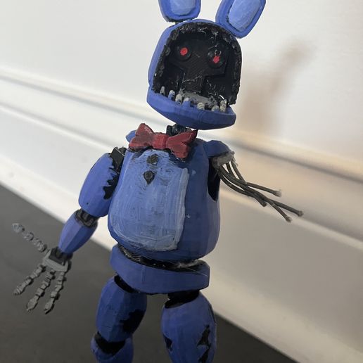 🦸 Withered Bonnie 3D Printed figure・ STL File for 3D printing・Cults