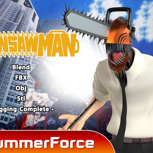 🪚 Chainsawman - Chainsaw Man・ STL File for 3D printing・Cults