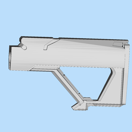 📱 560 CCL Tactical Rifle Modified Stock (QCQ171) - 45 Printable Model ...