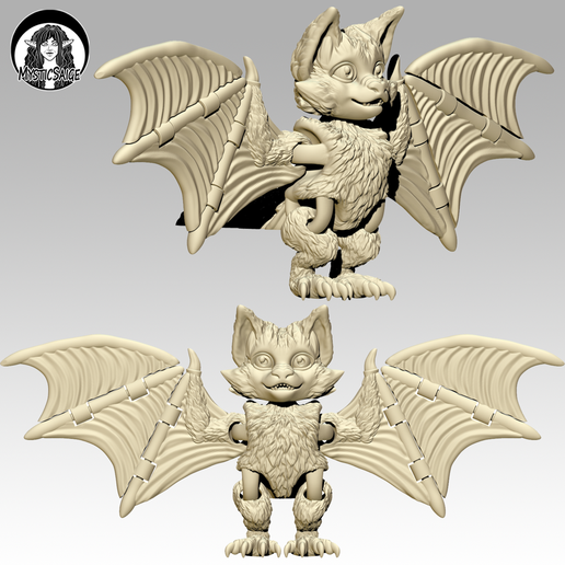 🎁 Ahool - Chibi Cryptid・ 3D File for 3D printing・Cults