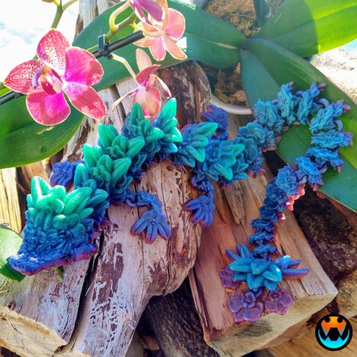 🐉 Orchid Dragon, Cinderwing3d, Articulating Flexi Dragon, Spring Flower ...