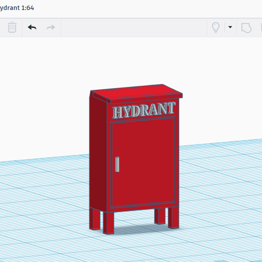 Archivo STL Box hydrant 1:64 scale 📦 ・Design para impresora 3D para ...