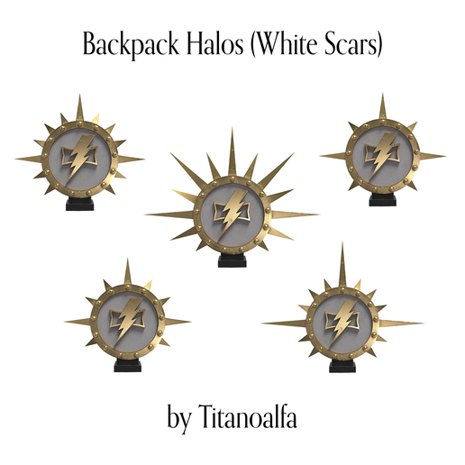 🎒 Backpack Halo White Scars・Free STL File for 3D printing・Cults