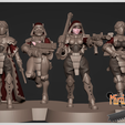 🛰 Tech priestess rangers anime figurines・ STL File for ・Cults