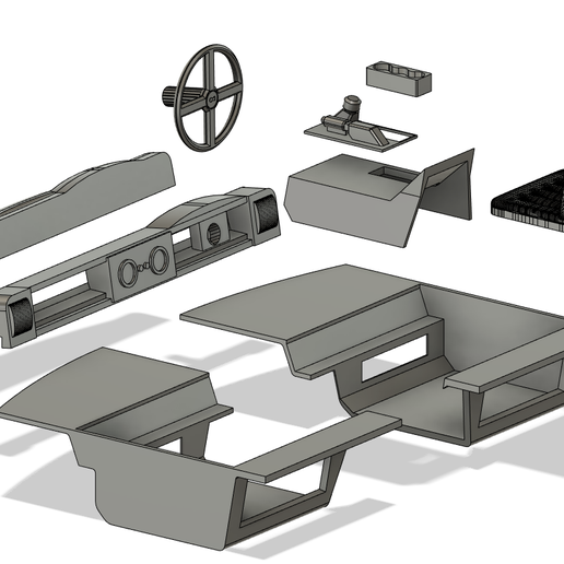 STL file Jeep XJ Comanche Interior 🎨 ・3D printer design to download・Cults