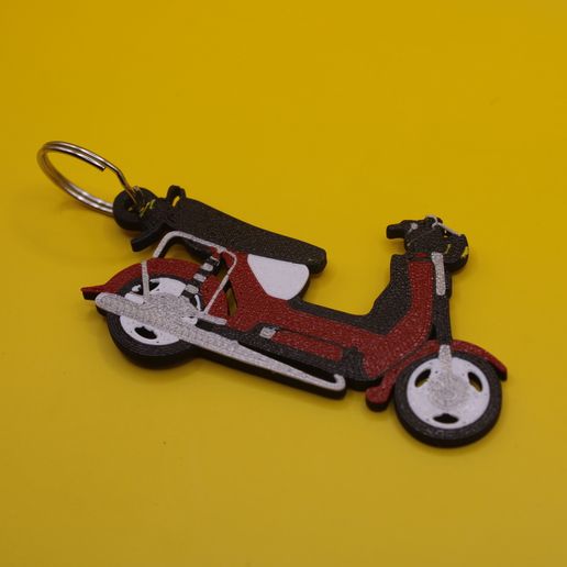 STL-Datei Motorcycle keychain Simson SR 50 moped 🏍️ (3MF)・3D-druckbares ...