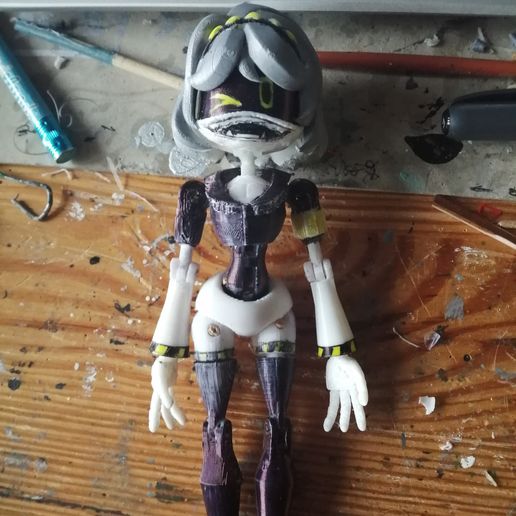 3D printed Serial Designation V Articulated Figure • made with Ender 3 V3 SE・Cults