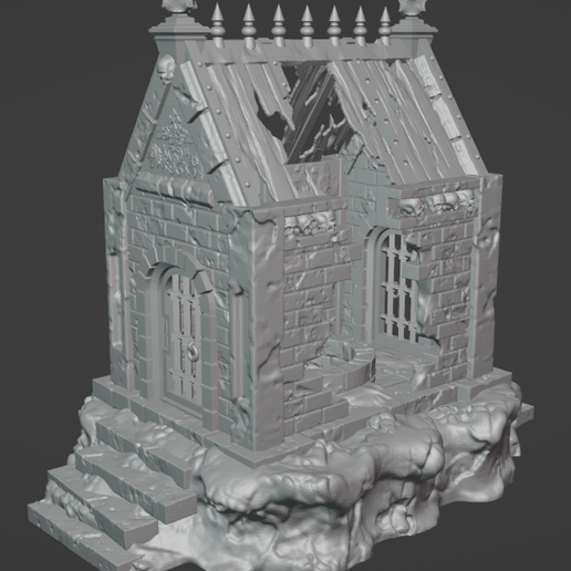 👻 Graveyard terrain set・Free STL File for 3D printing・Cults