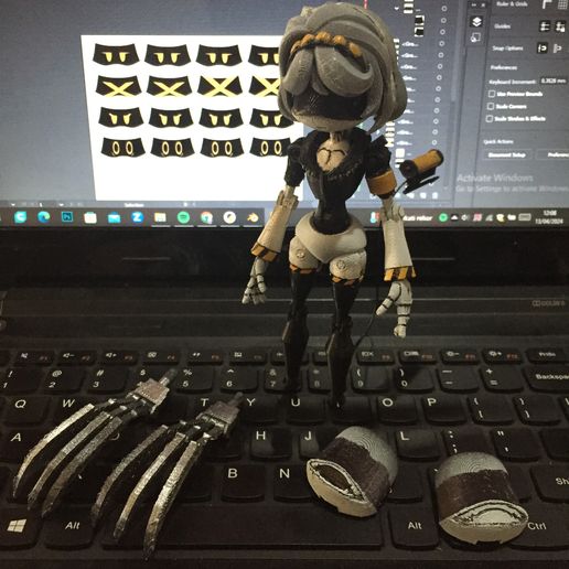 🗿 Serial Designation V Articulated Figure・ 3D File for 3D printing and ...