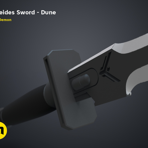 🗡️ Atreides Sword 1 – Dune・ 3D File for ・Cults
