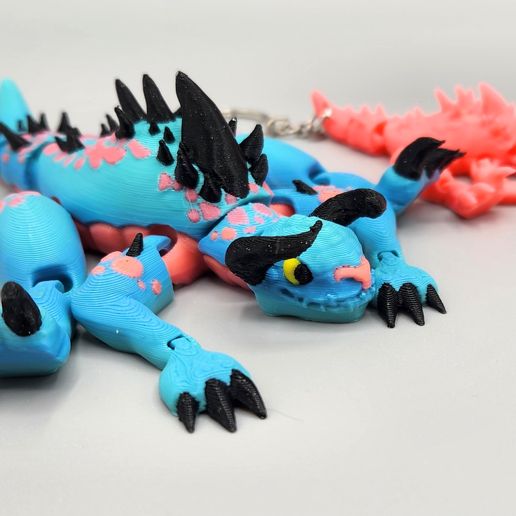 🦸 Fallout - Cute Flexi Deathclaw・ STL File for 3D printing・Cults