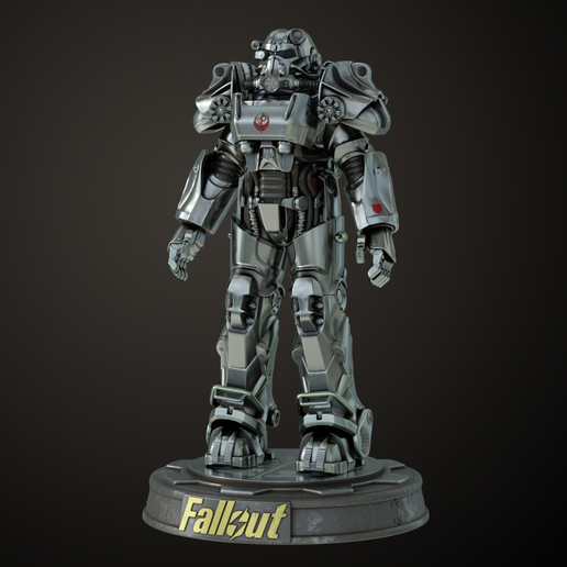 STL file Fallout T60 Brotherhood of Steel Custom 🤖 ・3D print design to download・Cults
