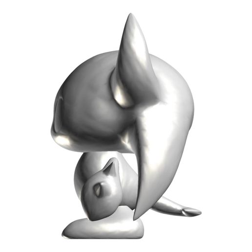 🐉 Dark Chaos Chao - Sonic Adventure Series 3D Print Model・ OBJ File for ...