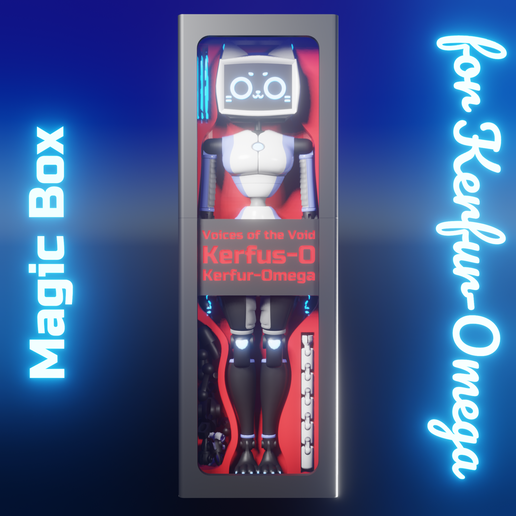 🪄 Magic Box for Kerfur-Omega toy・Free STL File for 3D printing・Cults