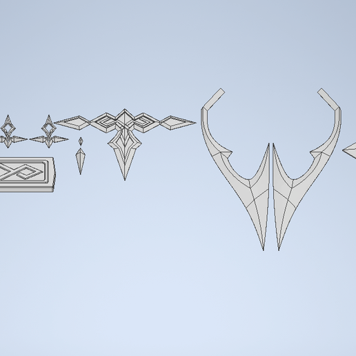 🎭 Genshin Impact - Il Capitano Cape Accessories・ STL File for 3D ...