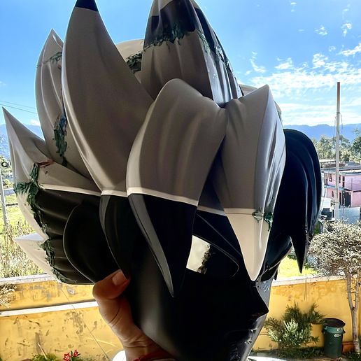 🐉 Goku Super Saiyan Oversized Mask - Dragon Ball Z・ STL File for 3D ...