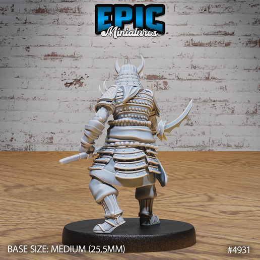 🗡️ Oni Samurai Set ‧ DnD Miniature ‧ Tabletop Miniatures ‧ Gaming ...