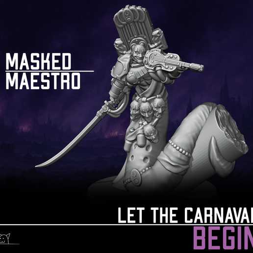 🚸 Masked Maestro (Emperor's Children)・ 3D File for 3D printing・Cults
