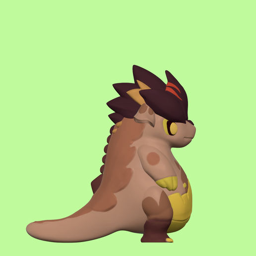 🎮 Tepetlisaurus - Genshin Impact・ STL File for 3D printing・Cults