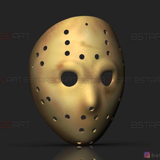 🎬 Jason Voorhees Original Mask - Friday 13th movie - Halloween Toy・ STL ...