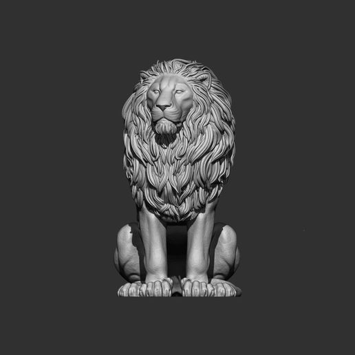 🦁 African Lion 3d model for 3d printing stl・ 3D File for 3D printing・Cults